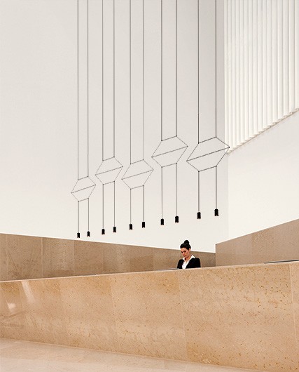 Vibia Wireflow Lineal 6A - 0325 | Hängelampe | Lightandshade.be